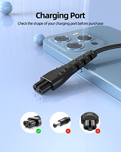 5V Shaver Charger Cord for Remington Razor - (Compatible with HC5870 PG6250 and More Devices)