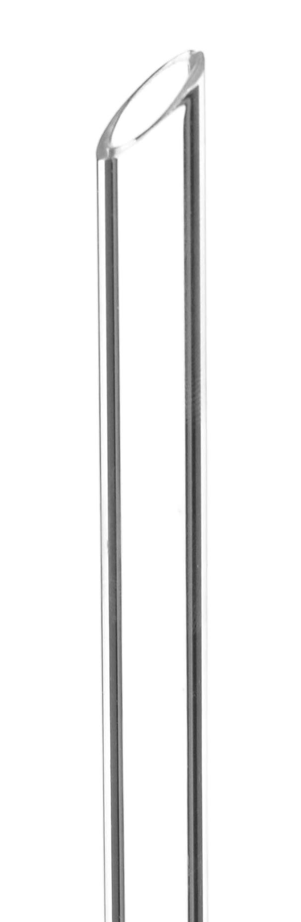 EISCO Heavy Filter Funnel, 125mm - Plain Stem, 16mm - Thick, Uniform Walls - Borosilicate Glass