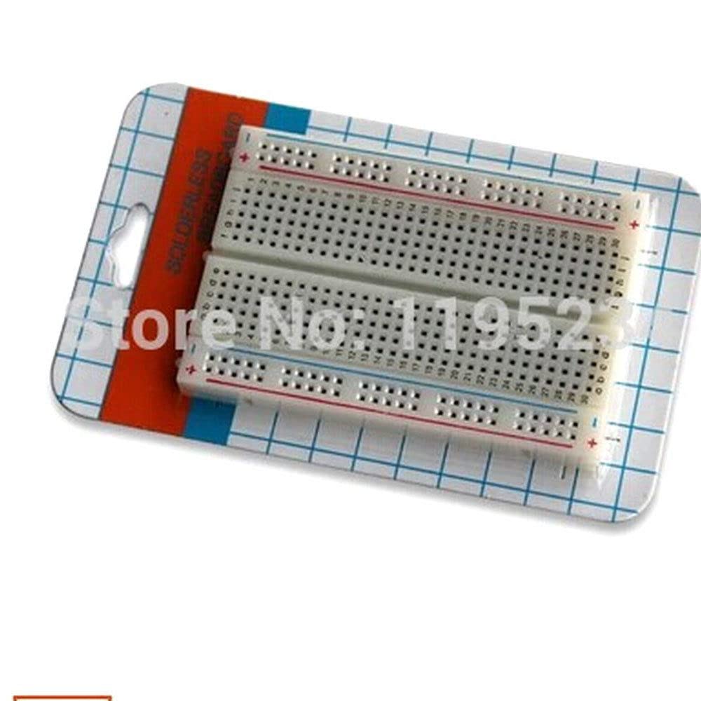 2pcs Quality Mini Bread Board/breadboard 8.5CM x 5.5CM 400 Holes.