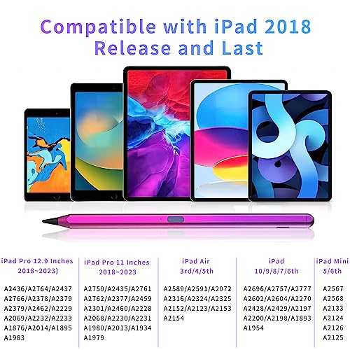 Stylus Pencil for Apple iPad 9th Generation, iPad Pro 2021 12.9/11 inch, iPad Pro 4th &3rd Generation, iPad 8th &7th &6th, iPad Air 4/3 &Mini 6/5 Compatible Apple iPads 2018-2021 [Tilt Creative]