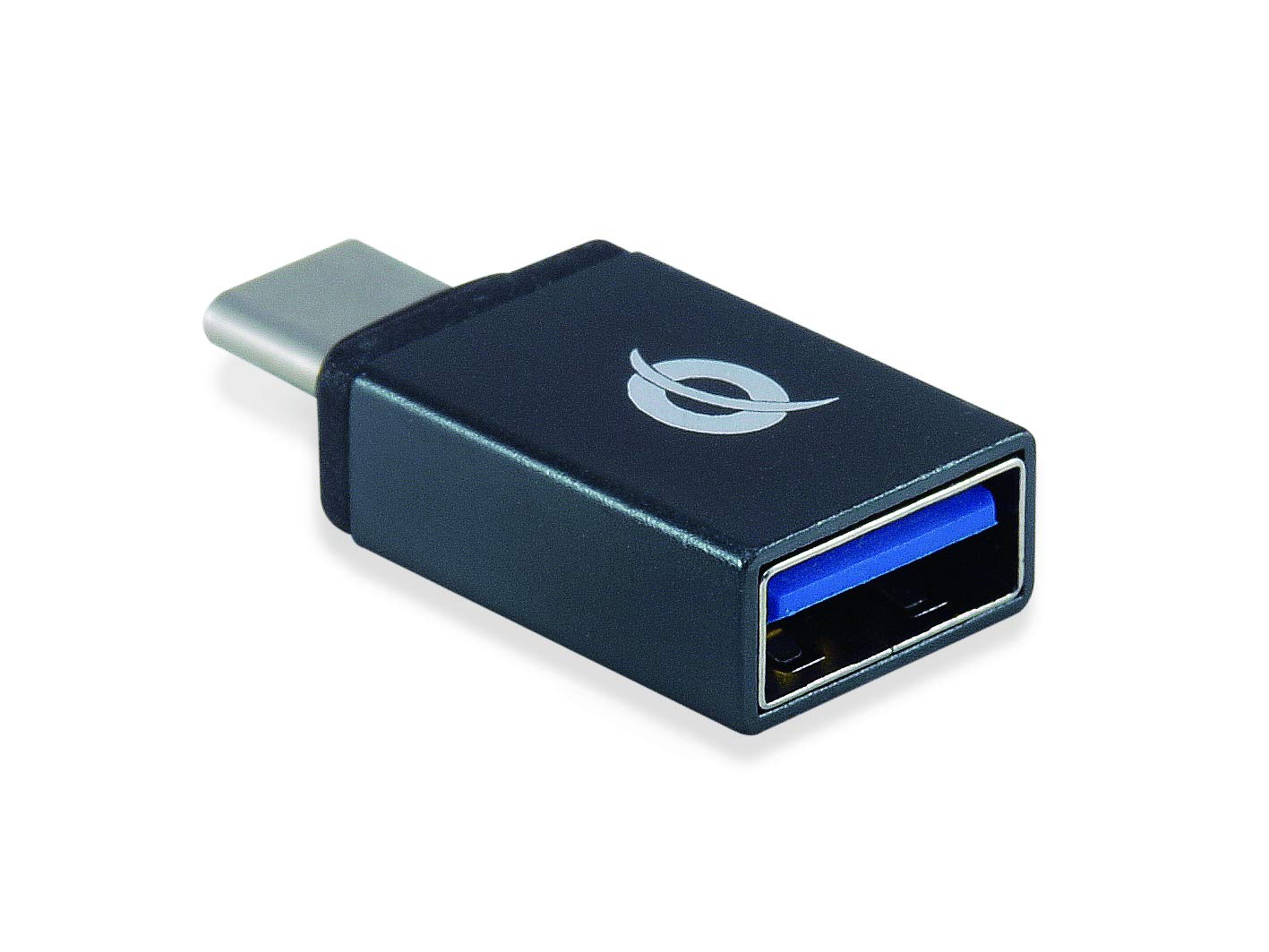 Conceptronic HUBBIES04B 4-Port USB 3.0 Hub and OTG Adapter for USB-C