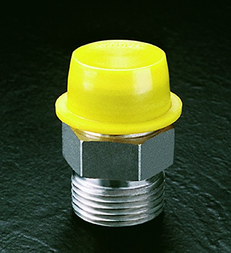 Caplugs 99394876 Plastic Tapered Cap and Plug with Wide Thick Flange WW-13, PE-LD, Cap OD 0.919" Plug ID 1.105", Yellow (Pack of 100)