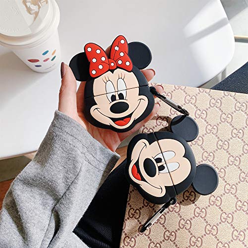 Cocomii 3D AirPods Pro Case - 3D Cartoon - Slim - Lightweight - Matte - Keychain Ring 3D Cartoon Characters Cartoon - Luxury Headphone Case Cover Compatible with Apple AirPods Pro (Mickey Face)