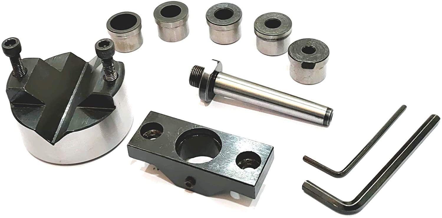 V-Boring- Adapter for Round Bar Drilling on Lathe Machine Tools ((MORSE TAPER MT2))