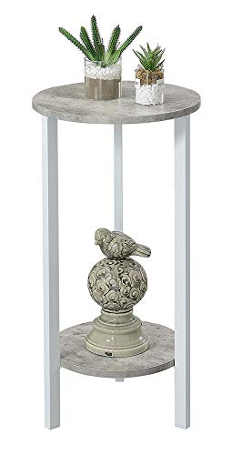 Convenience Concepts Graystone 31" Plant Stand, Faux Birch / White