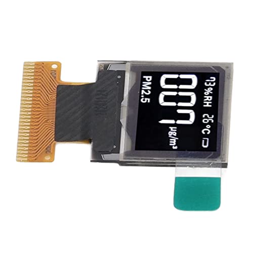 28PIN LCD Display Screen, 28PIN Organic Light Emitting Diode Display Self Illuminated Bright 64x48 0.66in Clear White Displaying for DIY