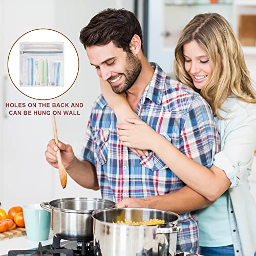 Bag Storage Organizer, Ziplock Bag Organizer Acrylic Food Plastic Bag Dispenser For Kitchen Drawer Or Wall Mount Compatible With Gallon, Sandwich, Snack Various Size Bags