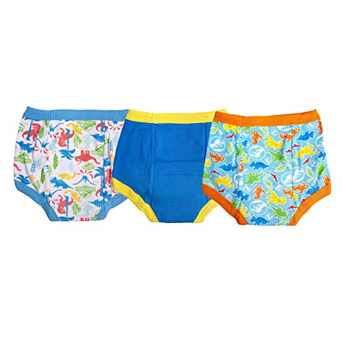 Jurassic World Boys Jurassic World Potty Pants Baby and Toddler Training Underwear, Jrssic3pk, 3T US