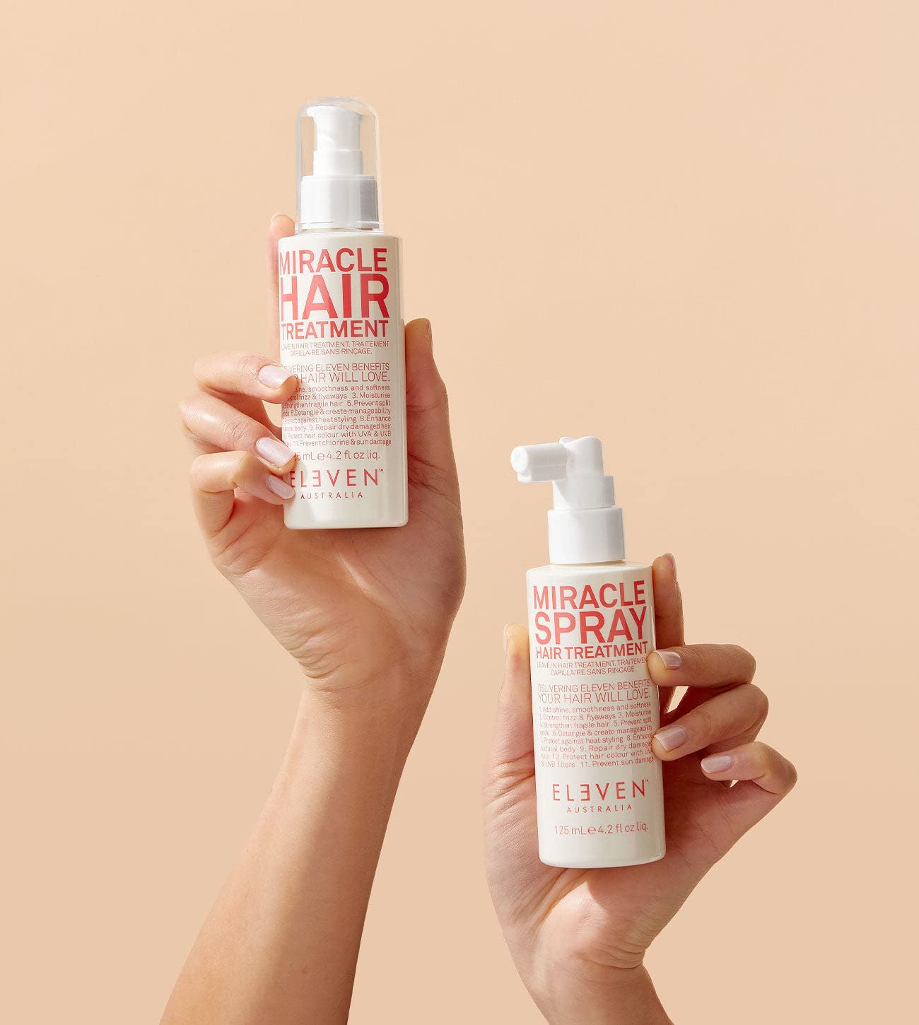 ELEVEN AUSTRALIA Miracle Hair Treatment Protect & Repair Hair Before Styling - 4.2 Fl Oz