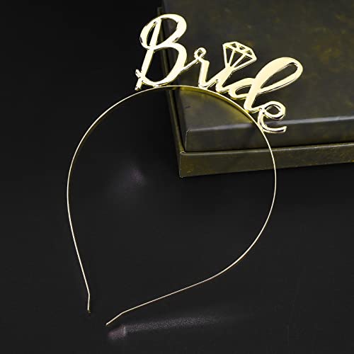 3pcs Bachelorette Party Accessories Set Include Bride to Be Sash and Veil with Bride Tiara Bridal Decoration Accessories for Bride Bachelorette Hen Night Party