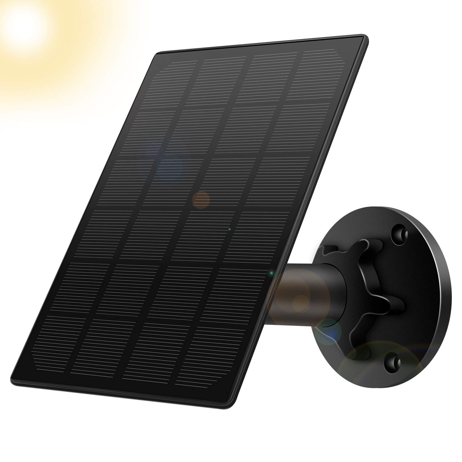 Floodlight Camera,Solar Powered Security Camera Outdoor,10400mAh Rechargeable Battery Camera,IP65 Waterproof,Two Way Audio, PIR Motion Detection,Cloud Storage-Smart Life APP