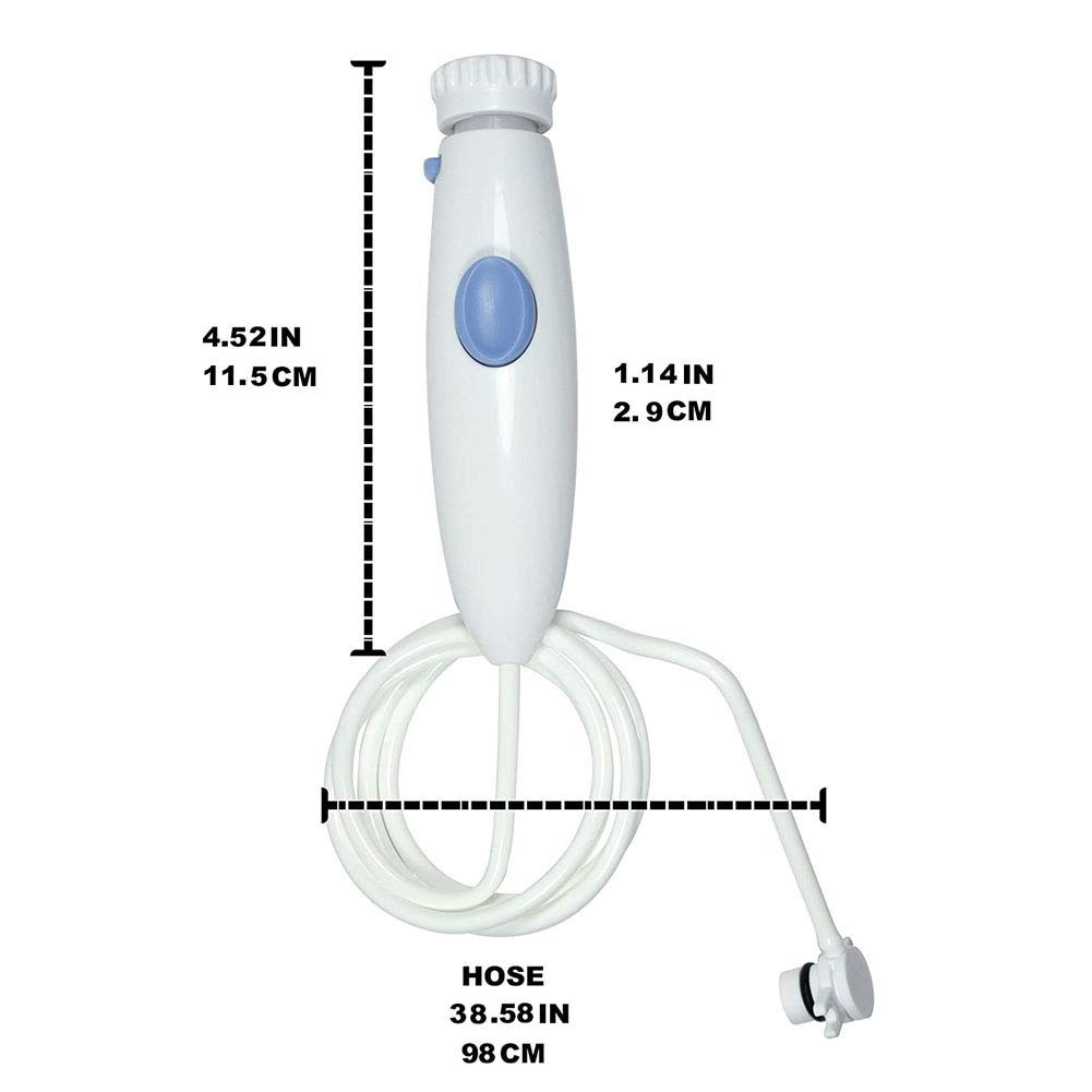 Jamverus Wp-100, Wp-450, Wp-660, Wp-900 Hose/Handle Replacement Kit fits Water Flosser, Tooth Cleaner Dental Floss Fittings, Pack of 1