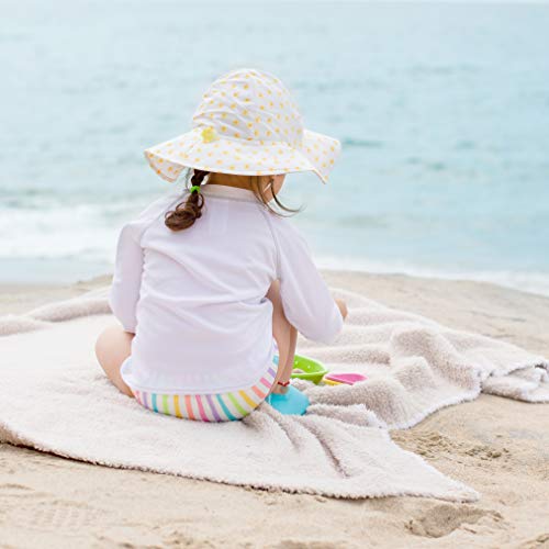 green sprouts Girls' Reusable Absorbent Baby Swim Diapers, Rainbow Stripe, 24 Month