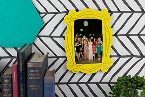 Silver Buffalo Friends Yellow Frame Photo Frame, 4 x 6 Inches