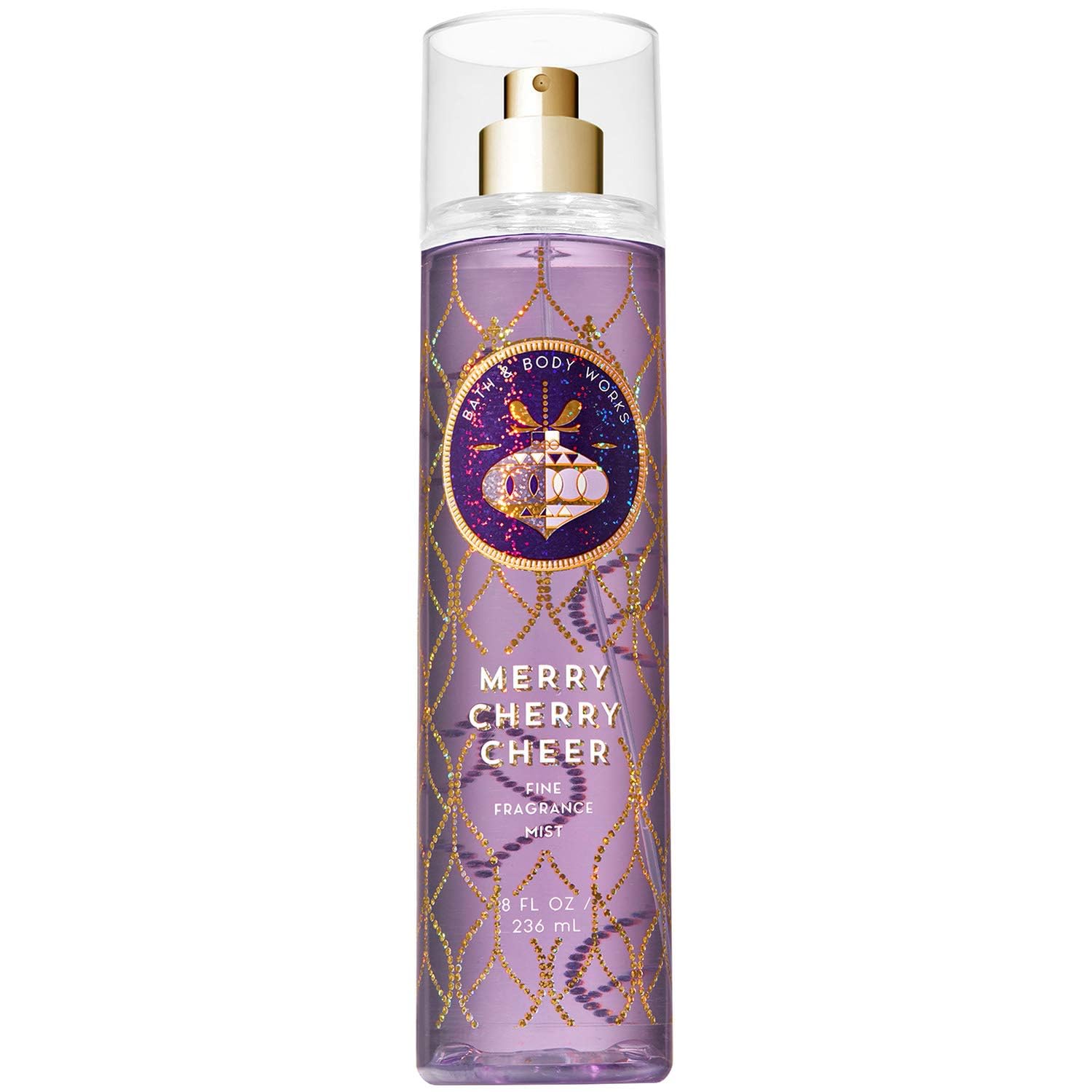 Bath and Body Works MERRY CHERRY CHEER Fine Fragrance Mist 8 Fluid Ounce (2019 Edition)