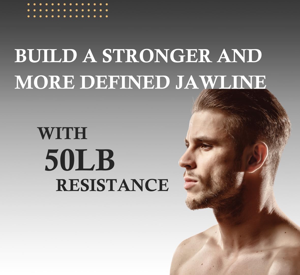 Jawline Shaper for Men and Women, Jaw Exerciser, Jawline Exerciser, Jawline Trainer, 3 Resistance Levels, Face Slimmer, Silicone Face and Neck Exerciser, Double Chin Reducer Eliminator