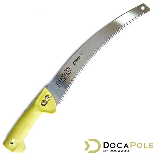DocaPole 7-30 Foot Telescoping Extension Pole + GoSaw Attachment Pruning Pole Saw; Extendable Limb Saw and Trimmer For Tree Pruning on Branches Less than 2" Diameter; Includes Feather Duster