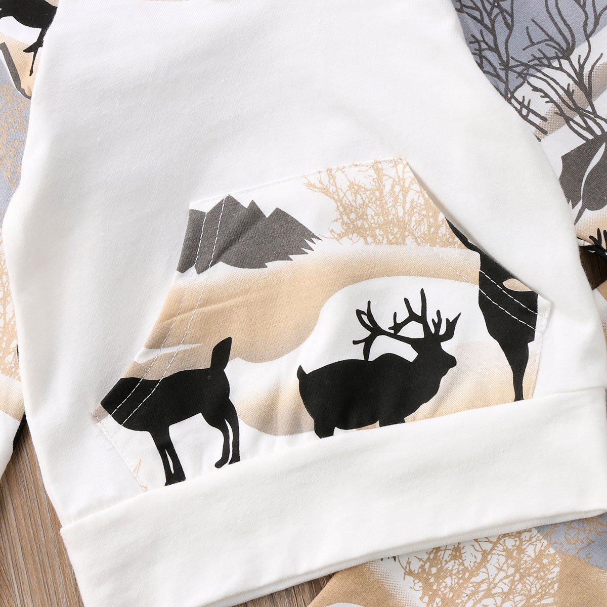 CIYCUIT Baby Boy Deer Outfit Clothes Toddler Infant Winter Hoodie Pants Set 6-12 Months