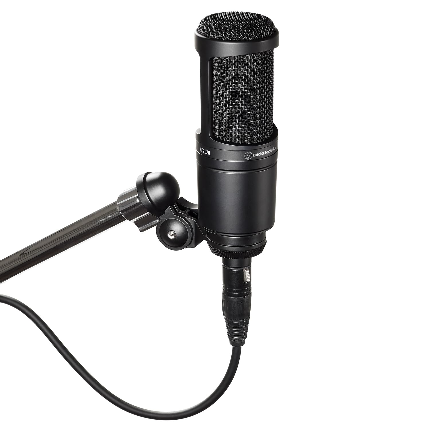 Audio-Technica AT2020 Cardioid Condenser Studio XLR Microphone, Black, Ideal for Project/Home Studio Applications & Focusrite Scarlett Solo (3rd Gen) USB Audio Interface with Pro Tools | First