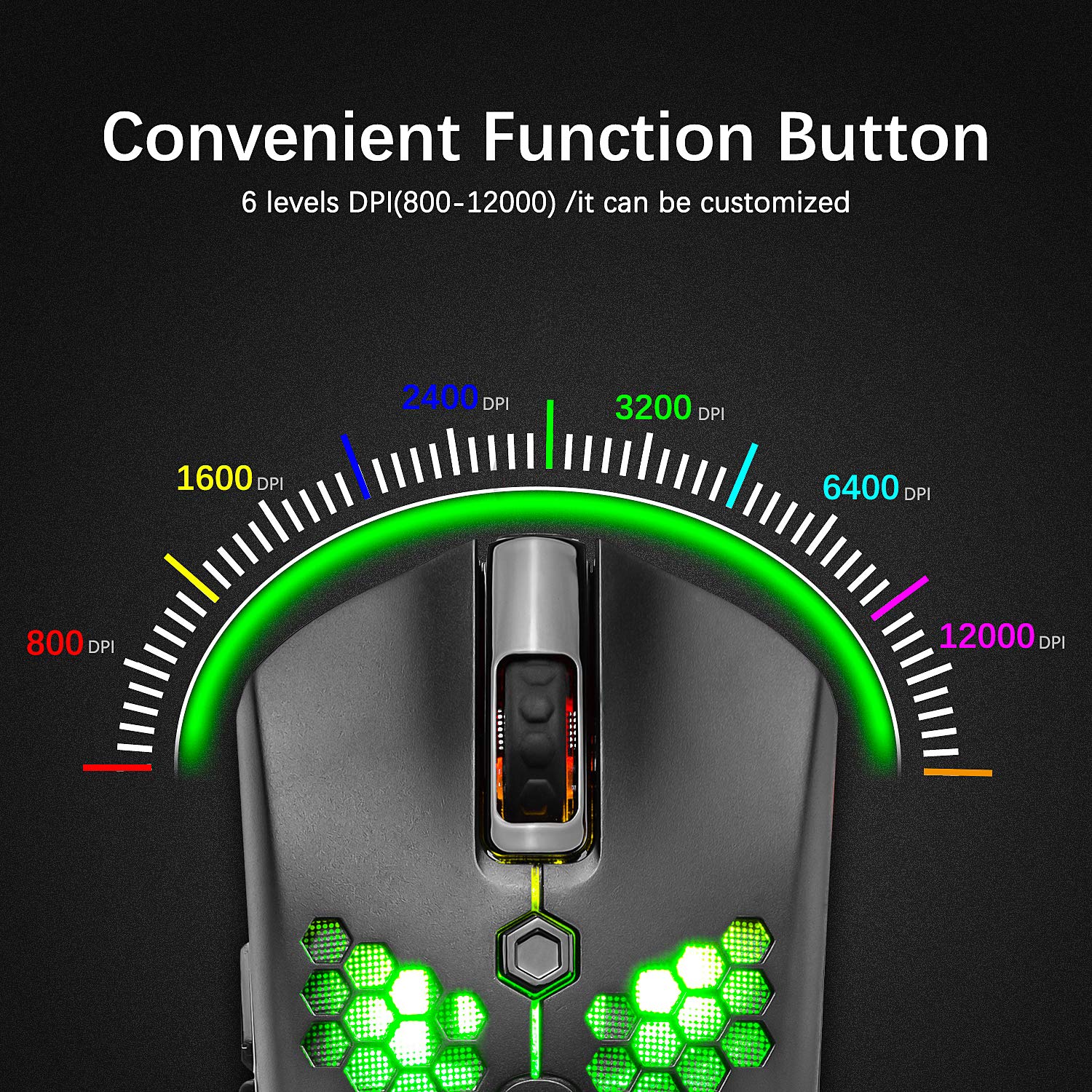 Wired Gaming Keyboard and Mouse,3 in 1 Gaming Set,Green LED Backlit Mechanical Keyboard,12K DPI Superlight Gaming Mouse,Large Mouse Pad for PC Gamer