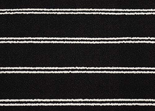 Garland Rug Avery Area Rug, 2-Feet by 5-Feet, Black