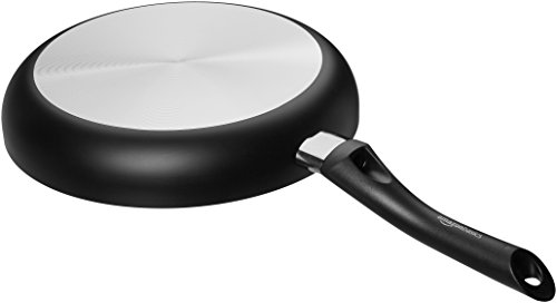 Amazon Basics 3-Piece Non-Stick Frying Pan Set - 8 Inch, 10 Inch & 12 Inch, Black