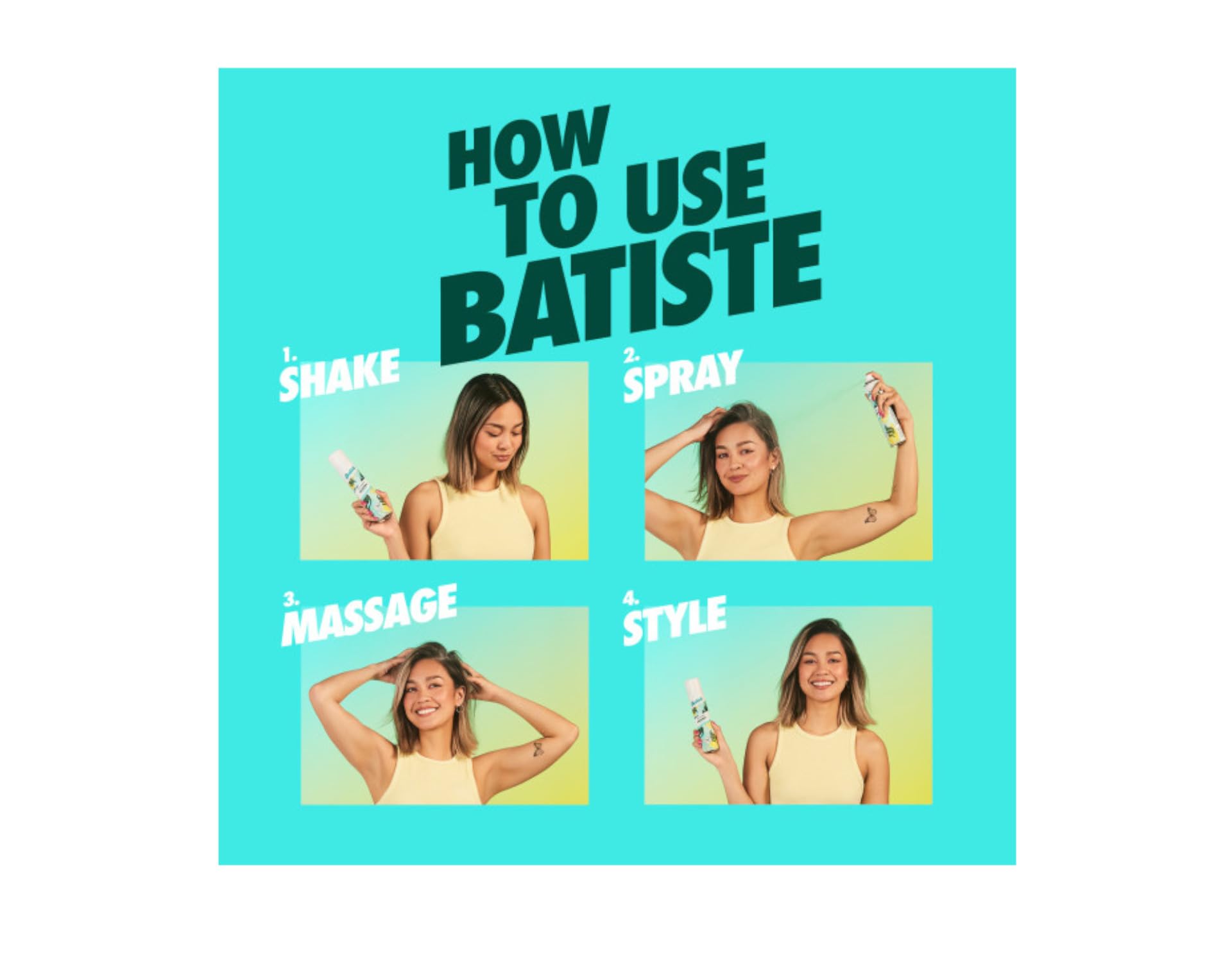 Batiste Shampoo Dry Original 6.73oz (2 Pack)