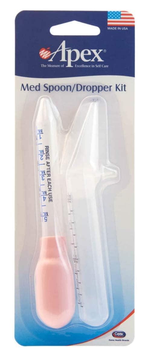 Apex Med Spoon/Dropper Kit, 1 spoon/dropper kit (Pack of 2)
