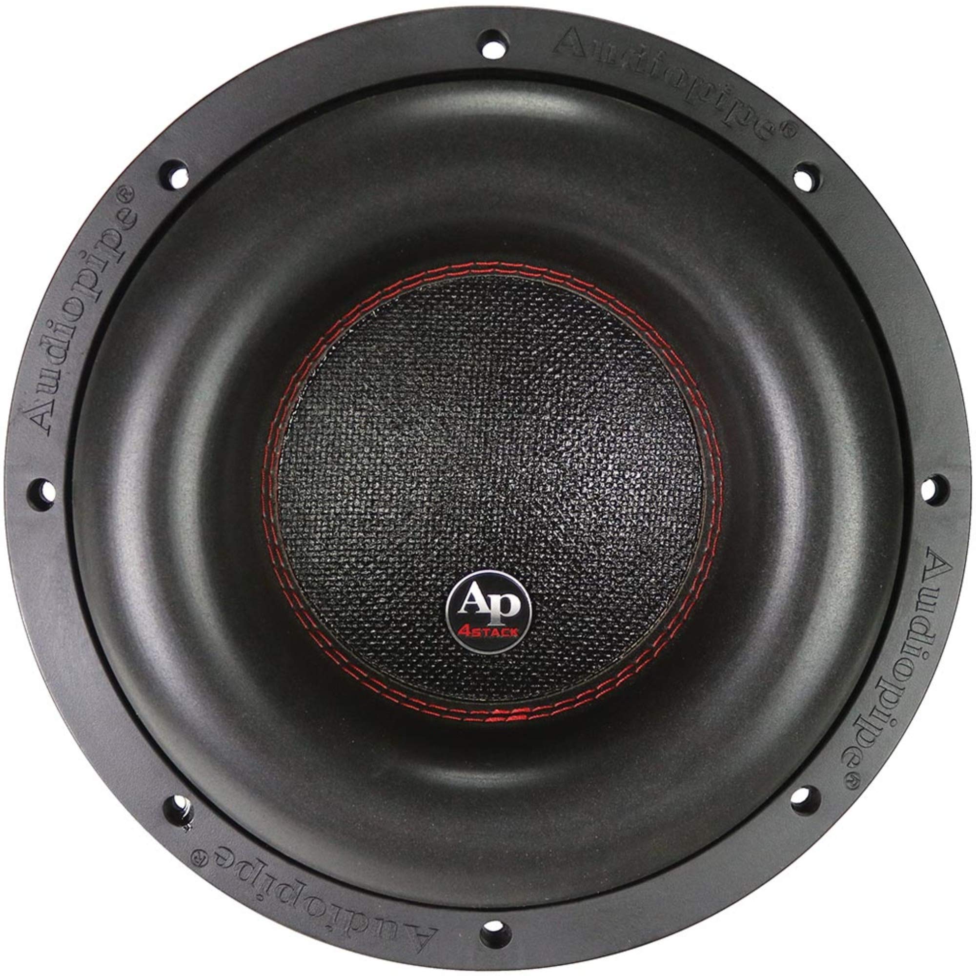 Audiopipe TXX-BDC4-10D2 10-inch Woofer Dual 2 Ohm Subwoofer Quad Stack 900 Watts RMS 1800 Watt Max Voice Coil 2.5" BASV 4-Layer