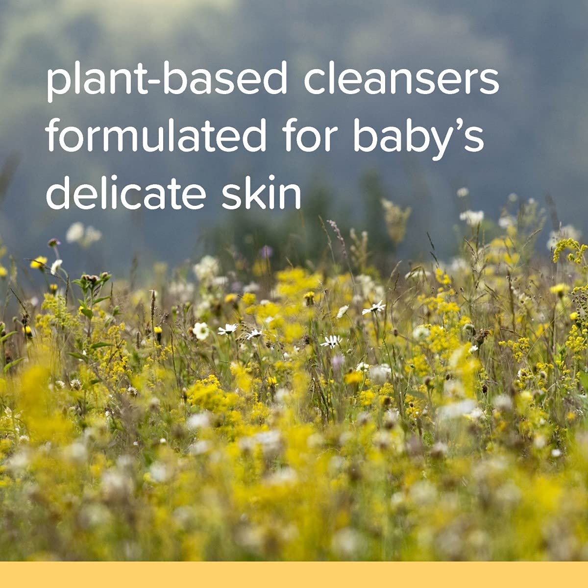 Burt's Bees Baby Shampoo & Wash, Sensitive Body Care, Unscented, Fragrance & Tear Free, All Natural, 21 Ounce