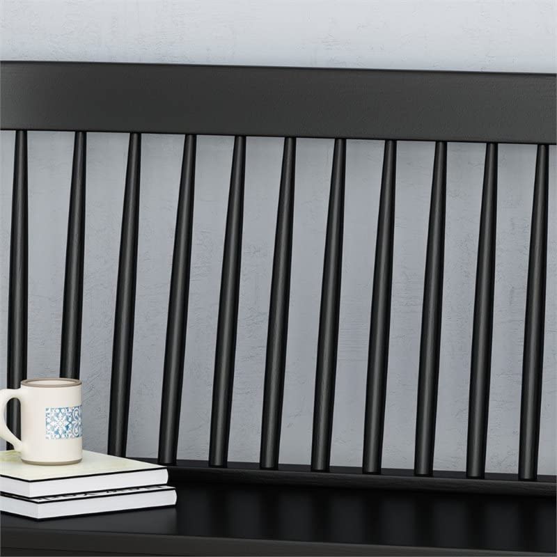 Great Deal Furniture Eartha Farmhouse Bench, Black
