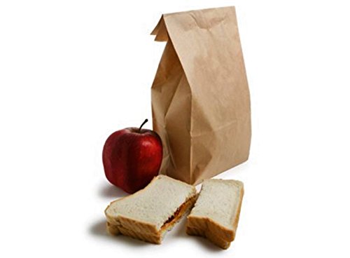 Green Direct Perfect Durable Brown Paper Lunch Bags Size Large for All Ages Pack of 100