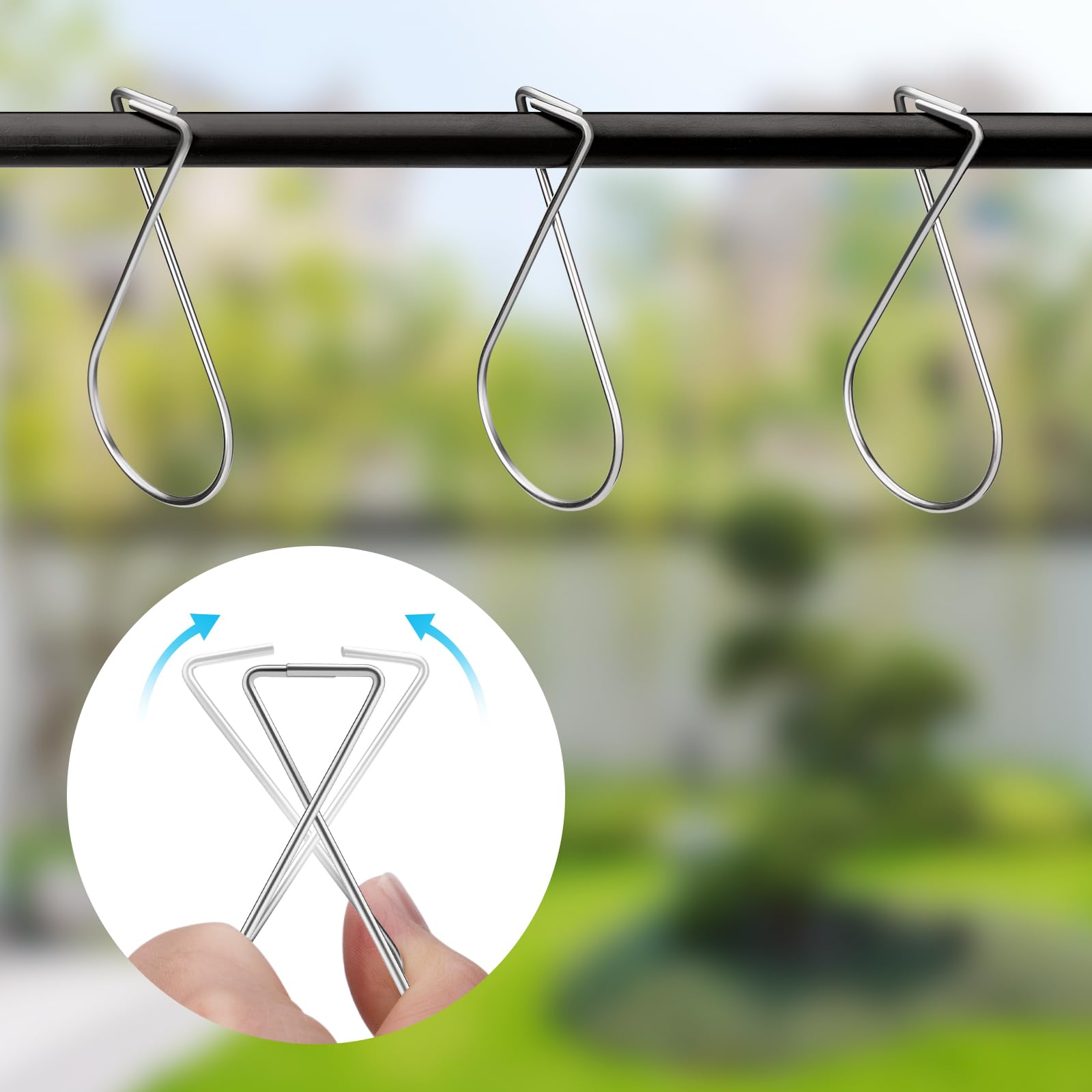 50 Pack Ceiling Hooks,Drop Ceiling Hanger Hooks,T-Bar Clips,Ceiling Clips Great For Office, Classroom, Home And Supermarket Decorations, Ceiling Hook Clips Fits Suspended, Tile And Grid Ceiling