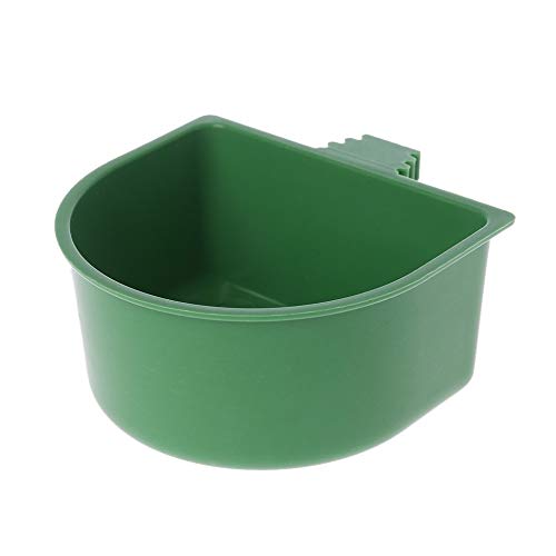 Small Bird Feeder Bird Water Dispenser for Cage, Plastic Bird Water Feeder and Food Feeding Cup Set for Parrots Parakeet Finch