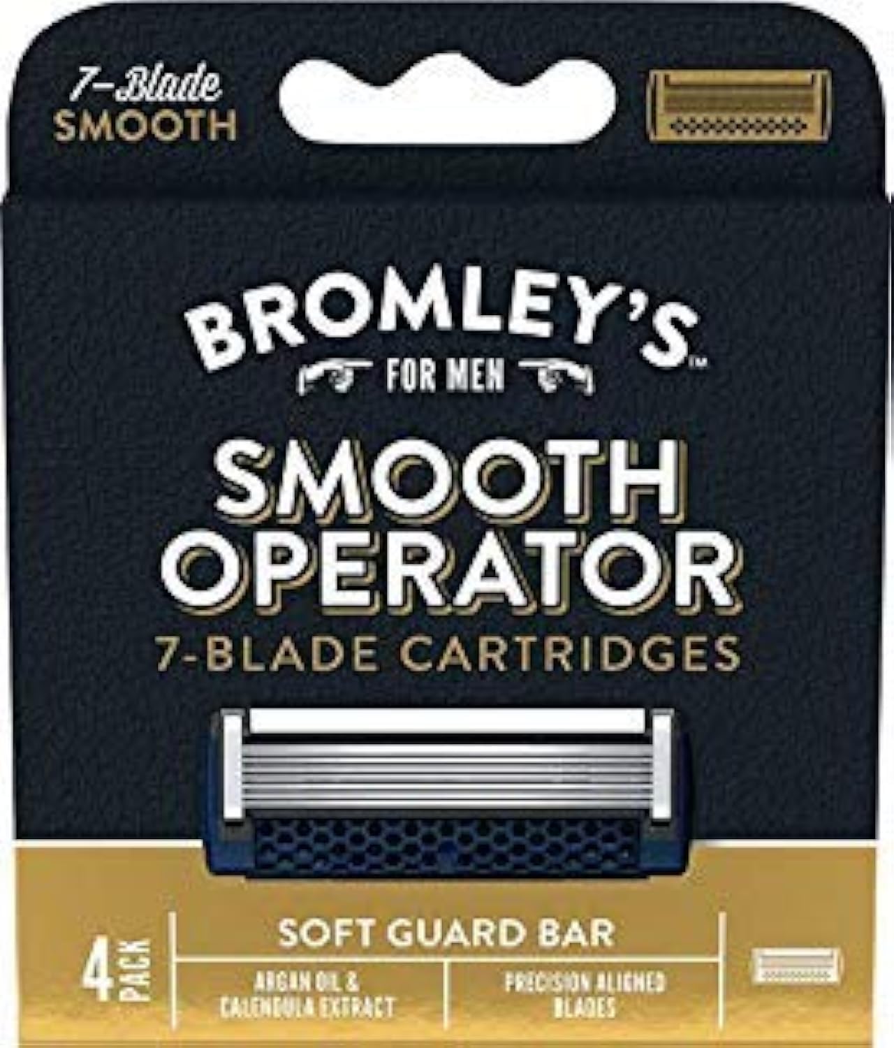 Bromley's Smooth Operator 7-Blade Razor Cartridges - 4 Cartridges