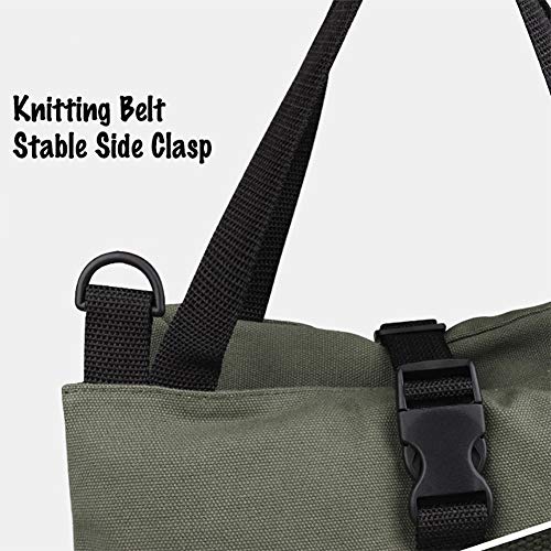 2Sonder Roll Tool Bag, Multi-Purpose Tool Roll Up Bag, 18.5”x11” Wrench Roll Pouch, Foldable Canvas Tool Pocket, Car First Aid Kit, Wrap Roll Storage Bag, Hanging Tool Zipper Case (Khaki)