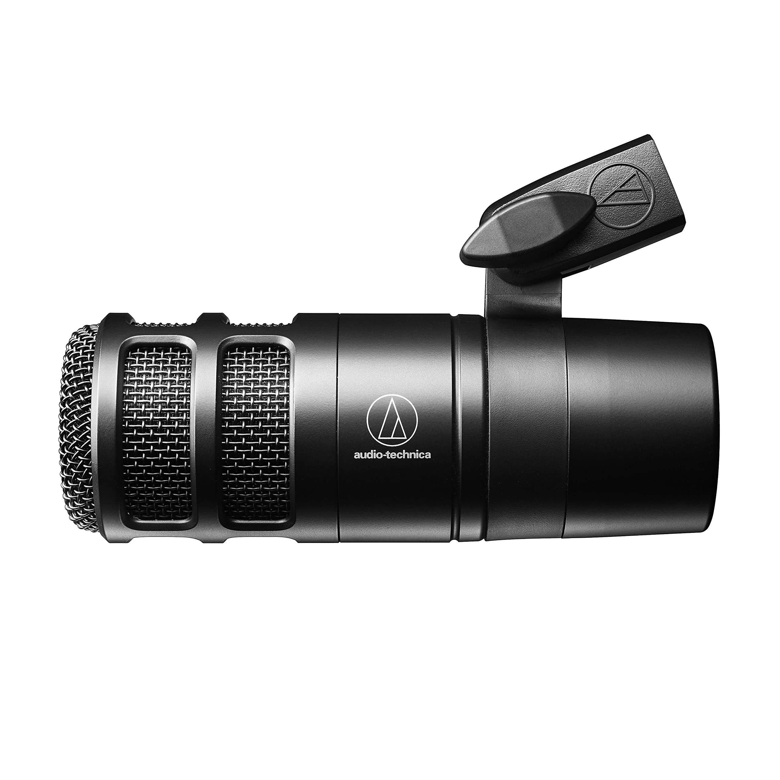 Audio-Technica AT2040 Mic 20 Series Front Address Dynamic Mic + Adjustable Desk Microphone Stand + Mic Cable XLR-M to XLR-F + Photo4Less Black Cleaning Cloth