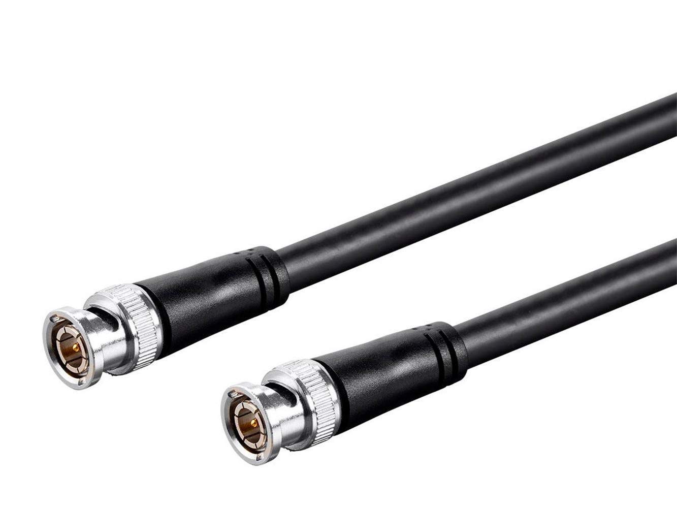 JOINSI 5-Pack 5ft BNC Male to BNC Male Jumper 75-Ohm Cable Extension Connector for CCTV DVR to TV System