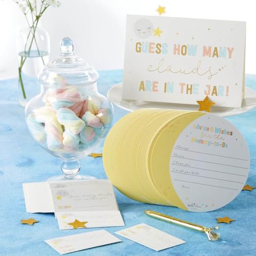 Kate Aspen Card & Baby Game Twinkle, One Size, Shower Advice Card & Game (Set of 50), (28578NA)