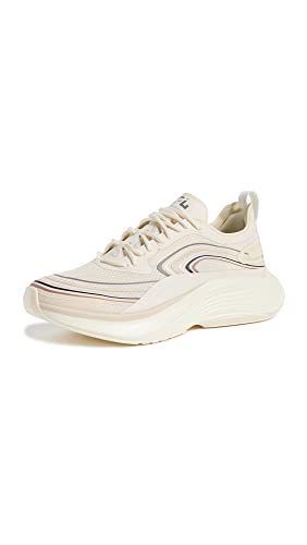 APL: Athletic Propulsion Labs Women's Streamline Sneakers, Pristine/Pink Onyx, 8 Medium US