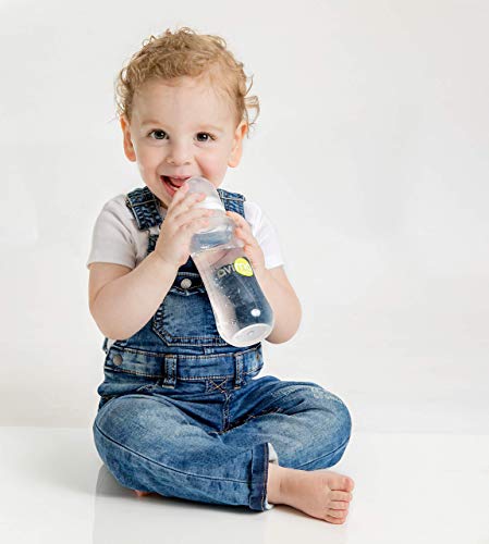 Avima 10 oz Anti Colic Baby Bottles, BPA Free, Standard Neck with Medium Flow Nipples (Set of 8)