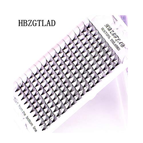 HBZGTLAD Premade Russian Volume Fans 16 lines 3/4/5/6/10/20D Mink Eyelashes D/DD curl Short Stem Lash Eyelash Extensions Supplies (16mm, 0.05-DD-20)