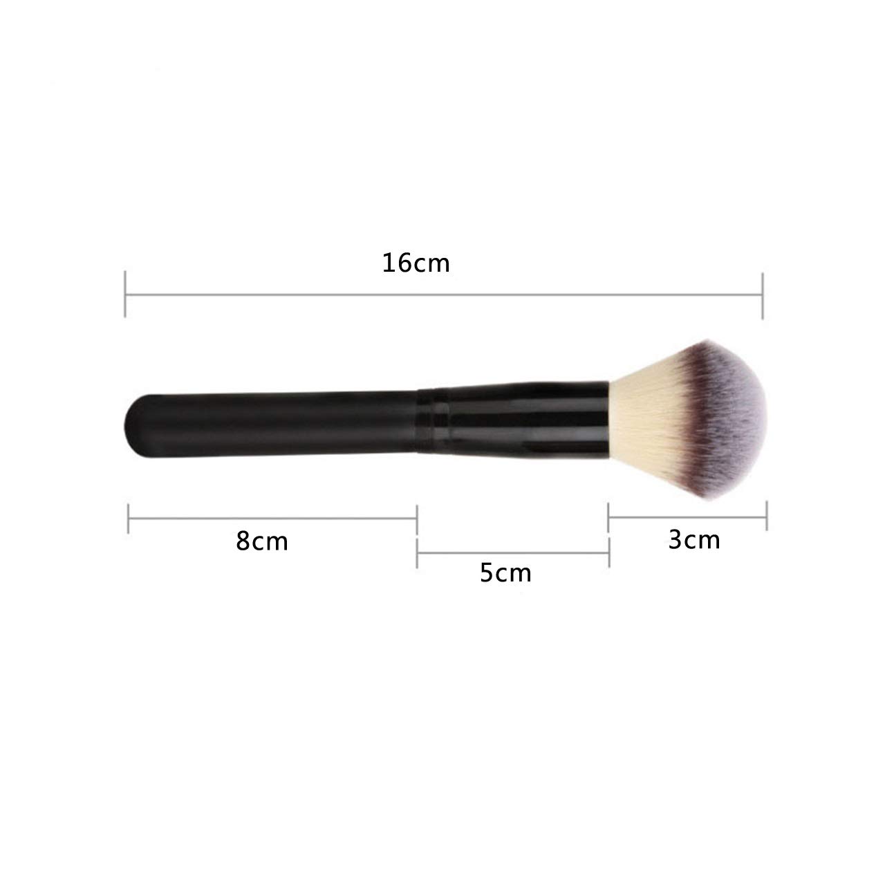 CCbeauty 4 Color Contour Highlight Makeup Palette with Powder Brush,Face Shimmer Bronzer Contouring Shadow Highlighter Blush Palette for Cheek, Valentine's Day Gift Sets for Girls Women
