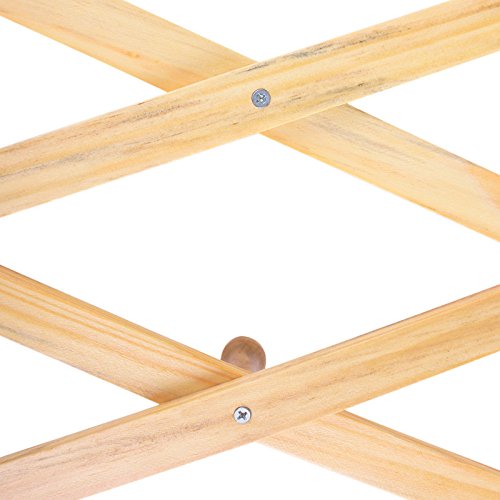 Candyqueen 1Pcs Hanging Wall Wooden Peg Hooks Wall Rack Hanger for Coat/Keys/Hats/Purse/Bag/Coffee Mugs Home Decor