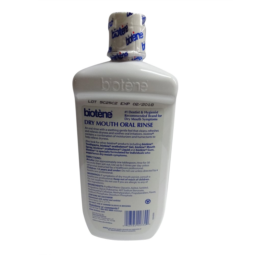 BIOTENE DENTAL MOUTHWASH,DRY MOUTH, 16 FZ