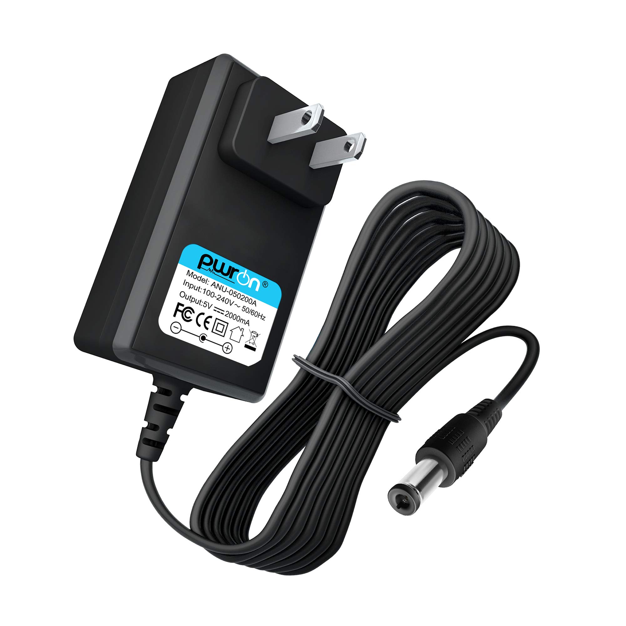 PwrON 5V Power Supply Adapter for Cisco IP Phones SPA500, 501G, 508G, CP500, SPA900, SPA504G, SPA303, SPA922, SPA942 and SPA962, Cisco SPA Series Phones Charger Power Cord