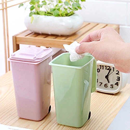 Colorido Mini Cube Trash Can Storage Desktop Trash Bin Organizer for Home Office 04
