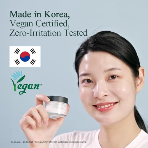 Pyunkang Yul [PKY] Calming Moisture Barrier Cream Instantly Soothes Sensitive Skin, Hyaluronic Acid & Ceramide for Hydration, Vegan, Korean Skincare (1.69 Fl. Oz, 50ml)