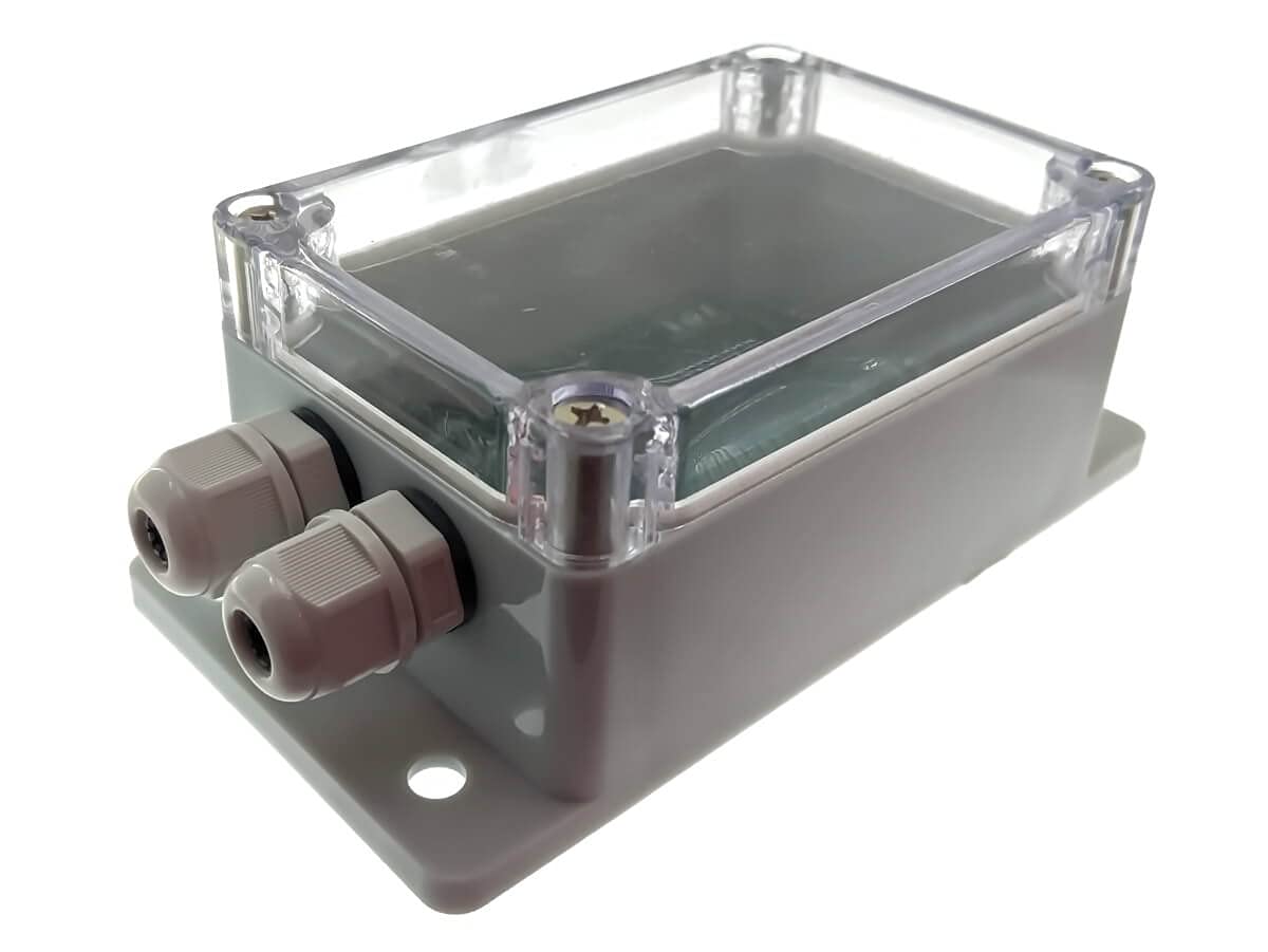 qBox Pi Pico DIY IOT Enclosure Kit, IOT Enclosure for Pi Pico Dev. Board, Waterproof IP65 Enclosure with Glands, Pi Pico prototyping PCB and connectors Set