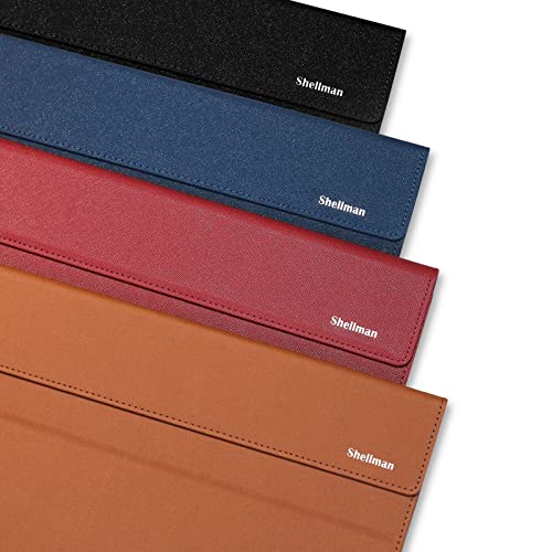 Honeycase Cover for 13.3” Samsung Galaxy Book3 360 & Galaxy Book2 Pro/Pro 360 & Book Pro 360/Pro 360 & Galaxy Book Flex/Flex Alpha/S/Ion 13 inch Laptop,PU Leather Slim Shell Case,S002-13-Black